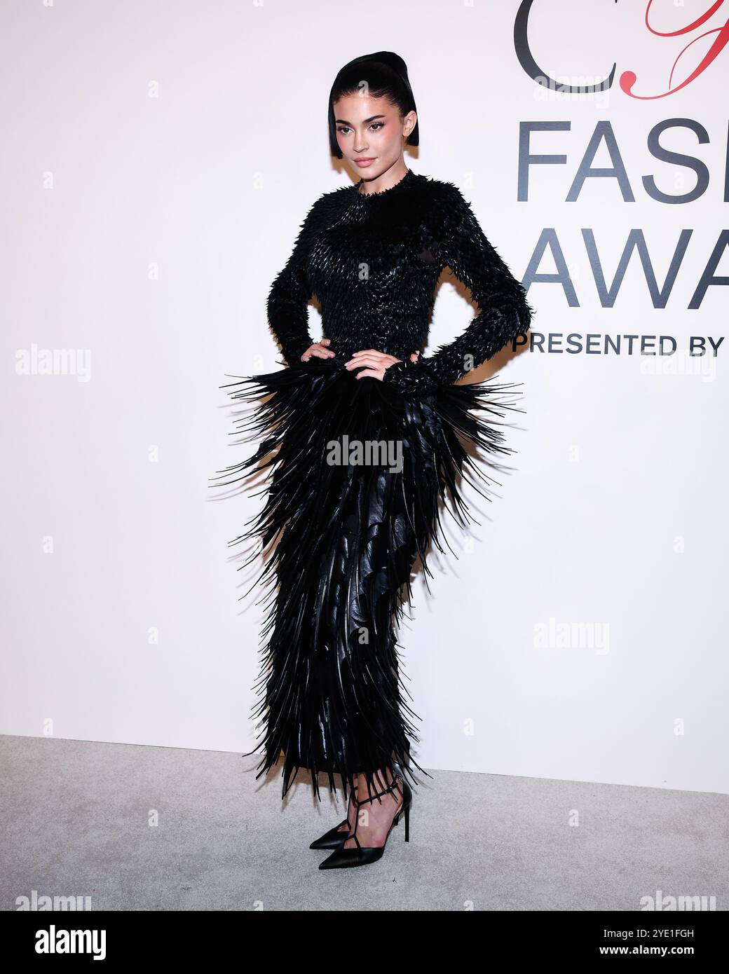 New York, USA. 28th Oct, 2024. Kylie Jenner walking on the red carpet ...