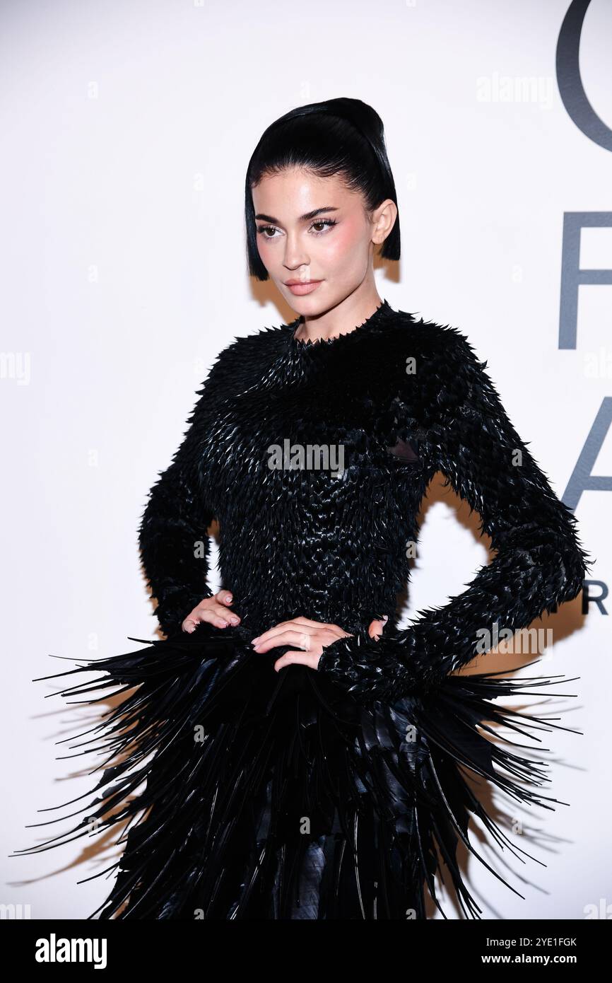 New York, USA. 28th Oct, 2024. Kylie Jenner walking on the red carpet ...