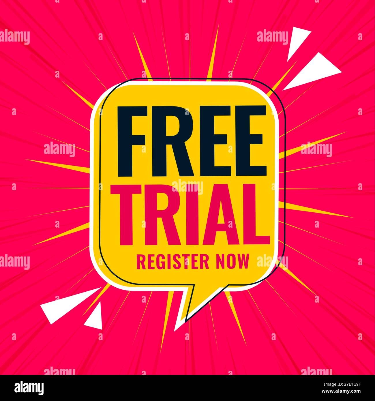 register now for free trial design background vector Stock Vector Image ...