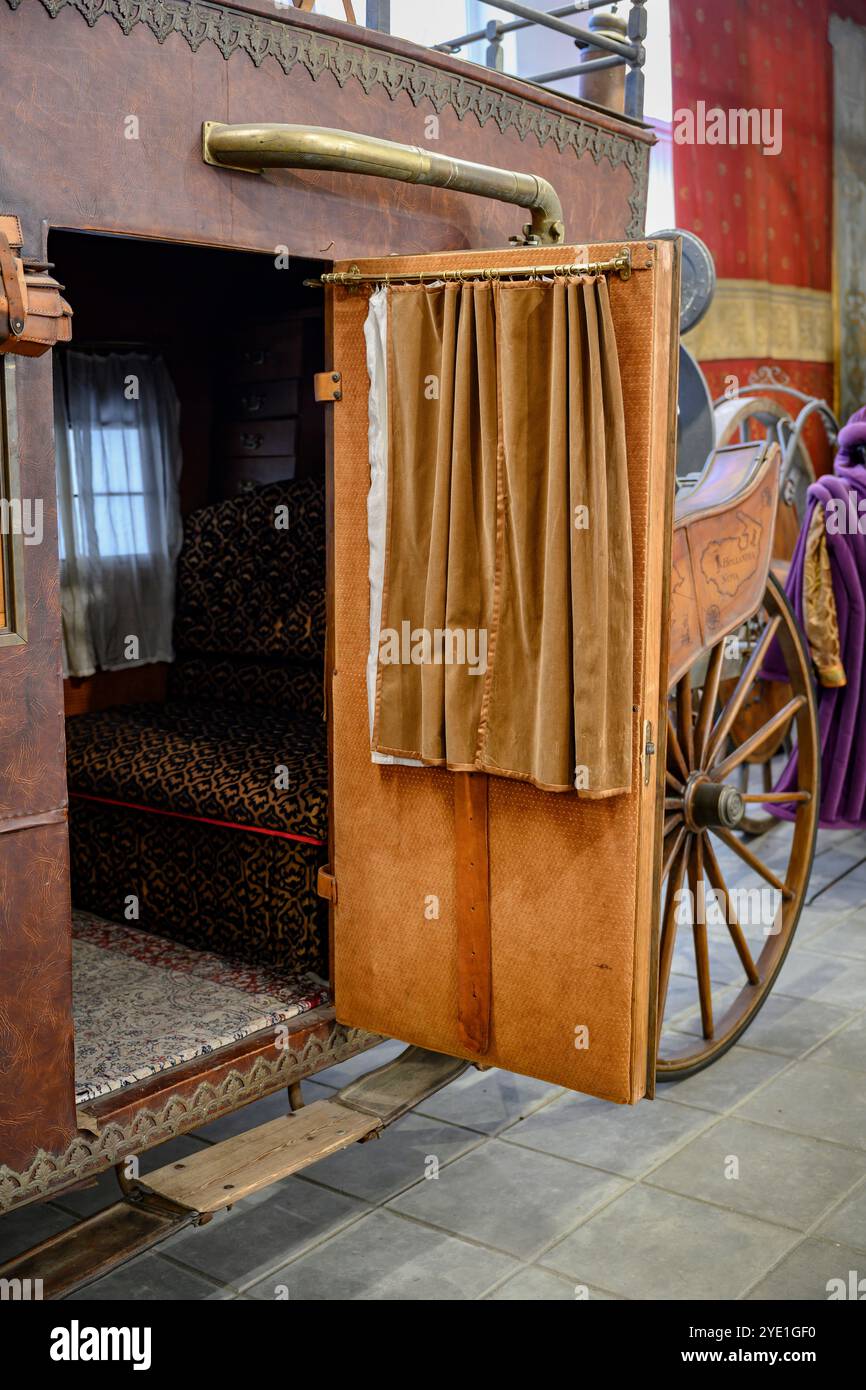 A fragment of a replica of an 18th century carriage made for the ...