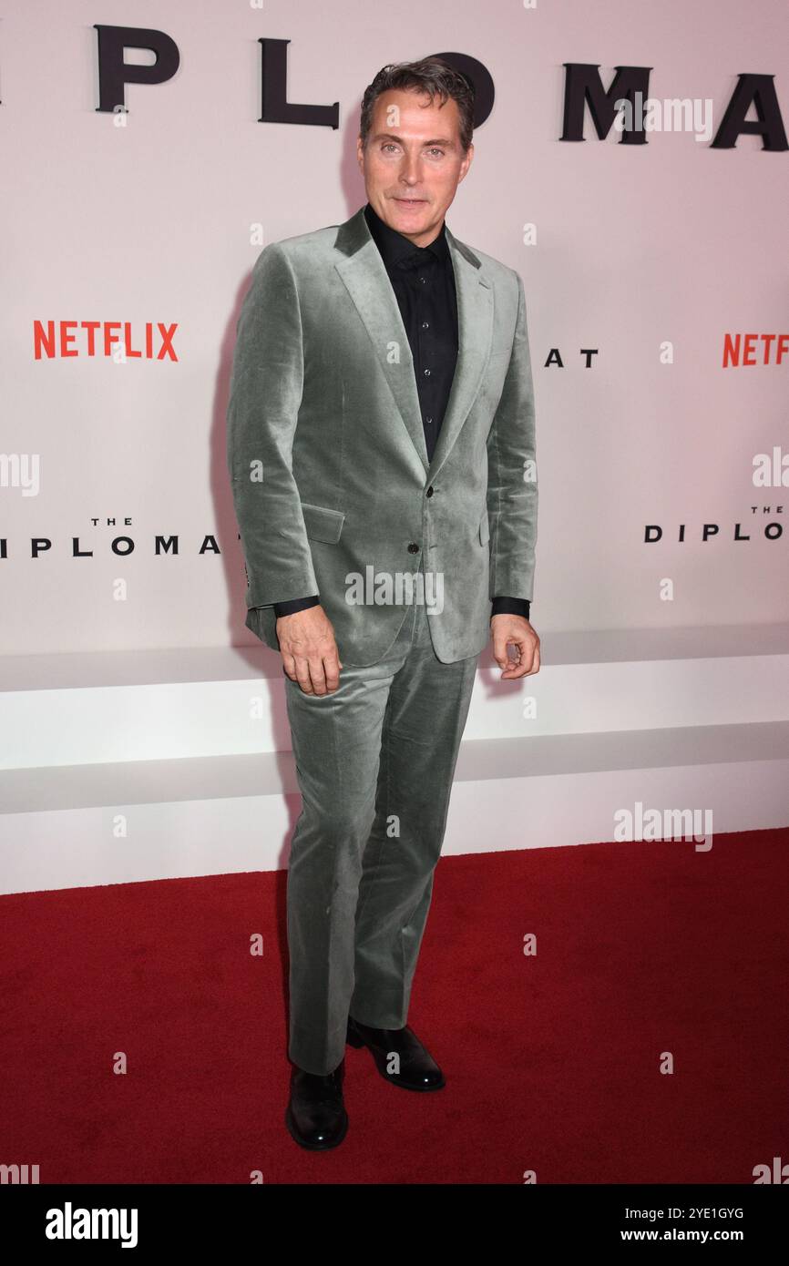 New York, NY, USA. 28th Oct, 2024. Rufus Sewell at the season 2 ...