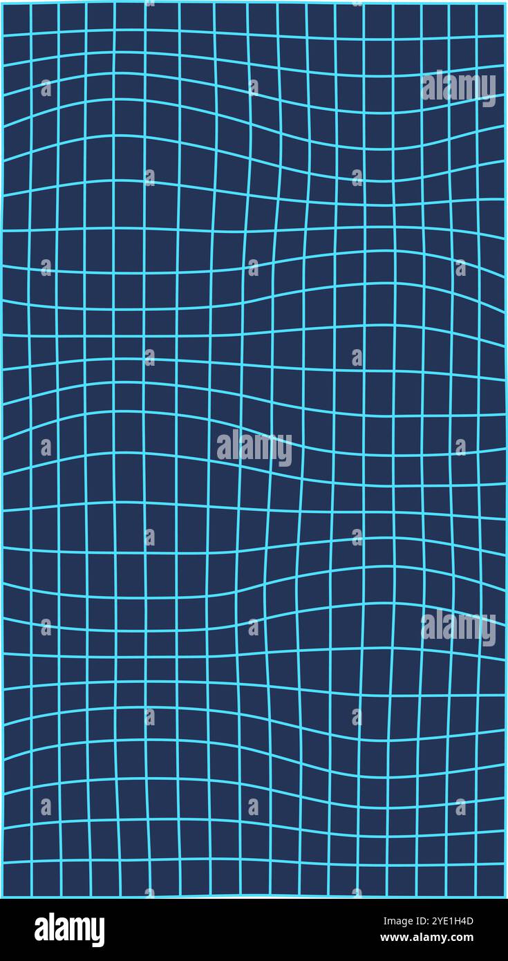 Cyber Tech 3d Mesh Wave Stock Vector Image & Art - Alamy