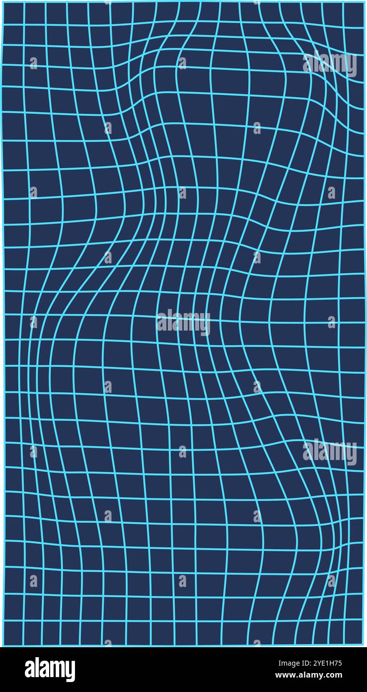 Y2k 3d Wireframe Wave Stock Vector Image & Art - Alamy