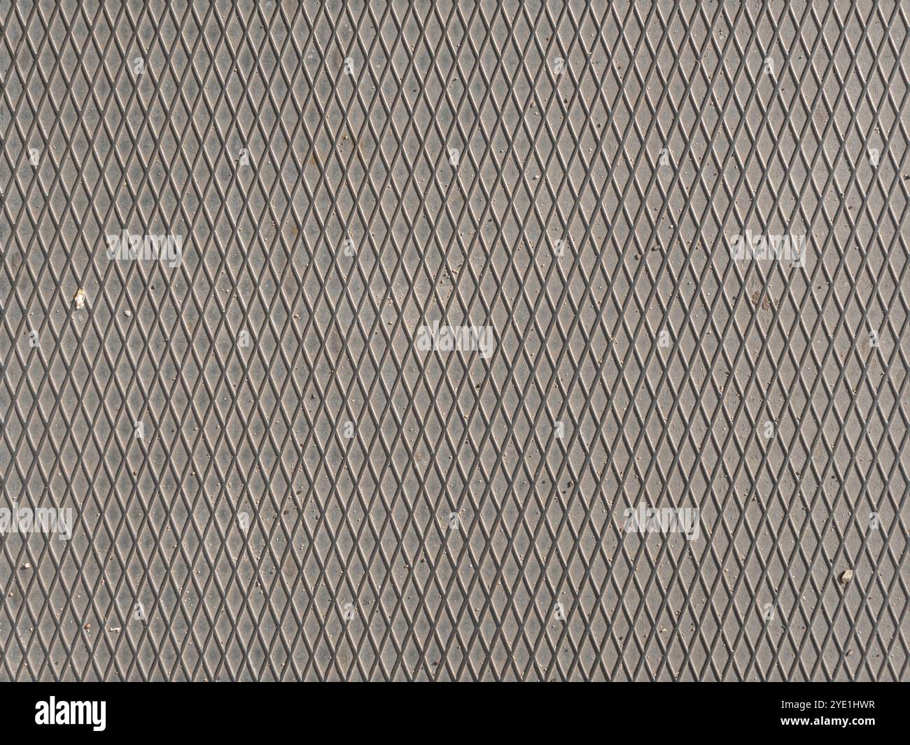 Metal sheet with a rhombus texture. Abstract background of an empty ...