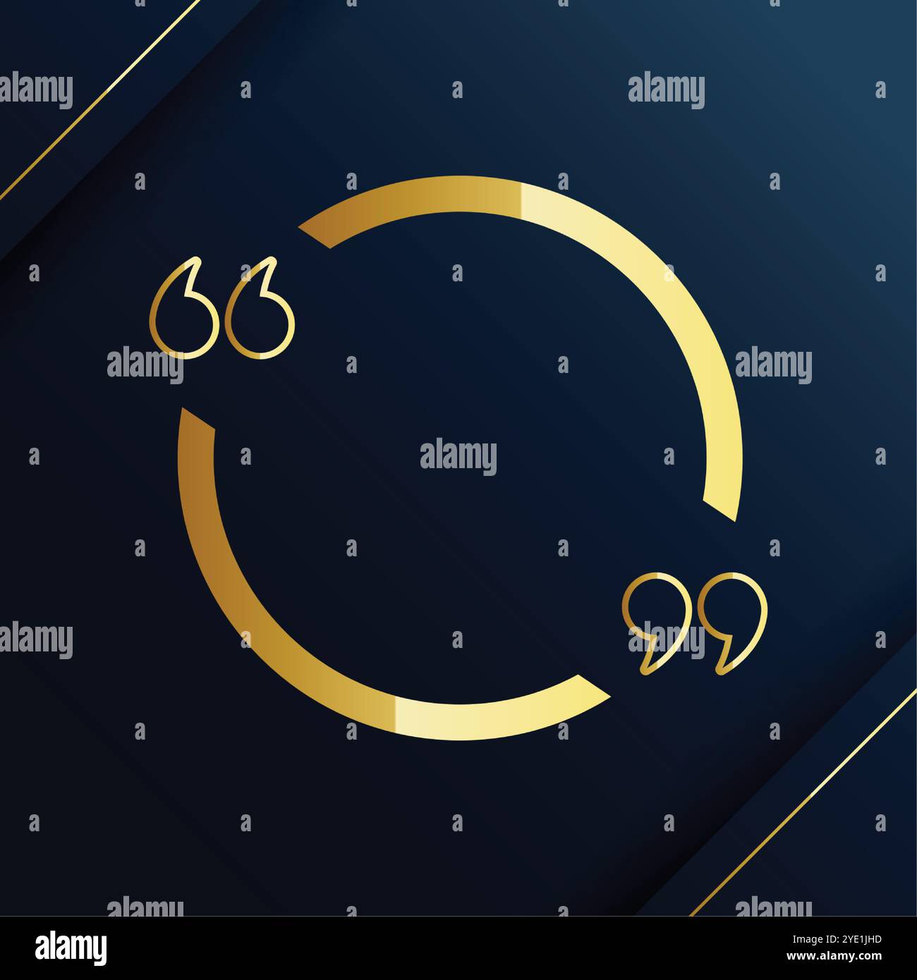 premium quote text frame template with text space vector Stock Vector ...