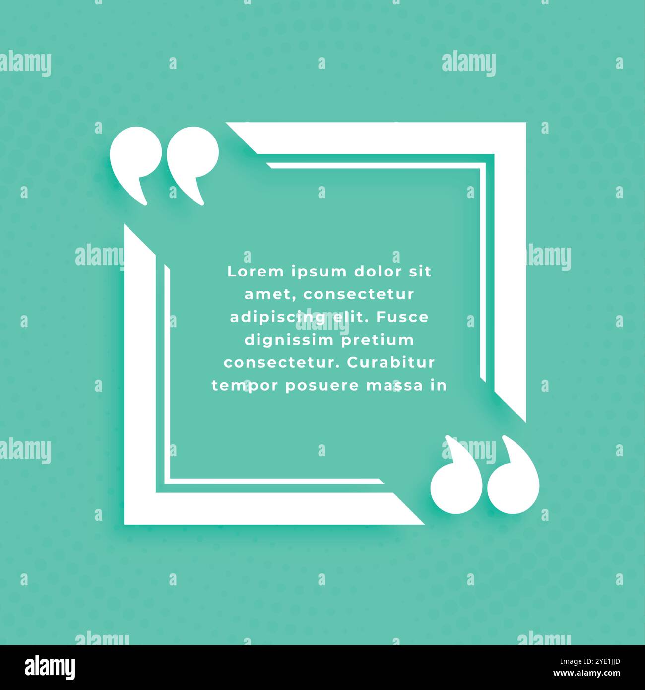 quotation message frame template for social media post vector Stock ...