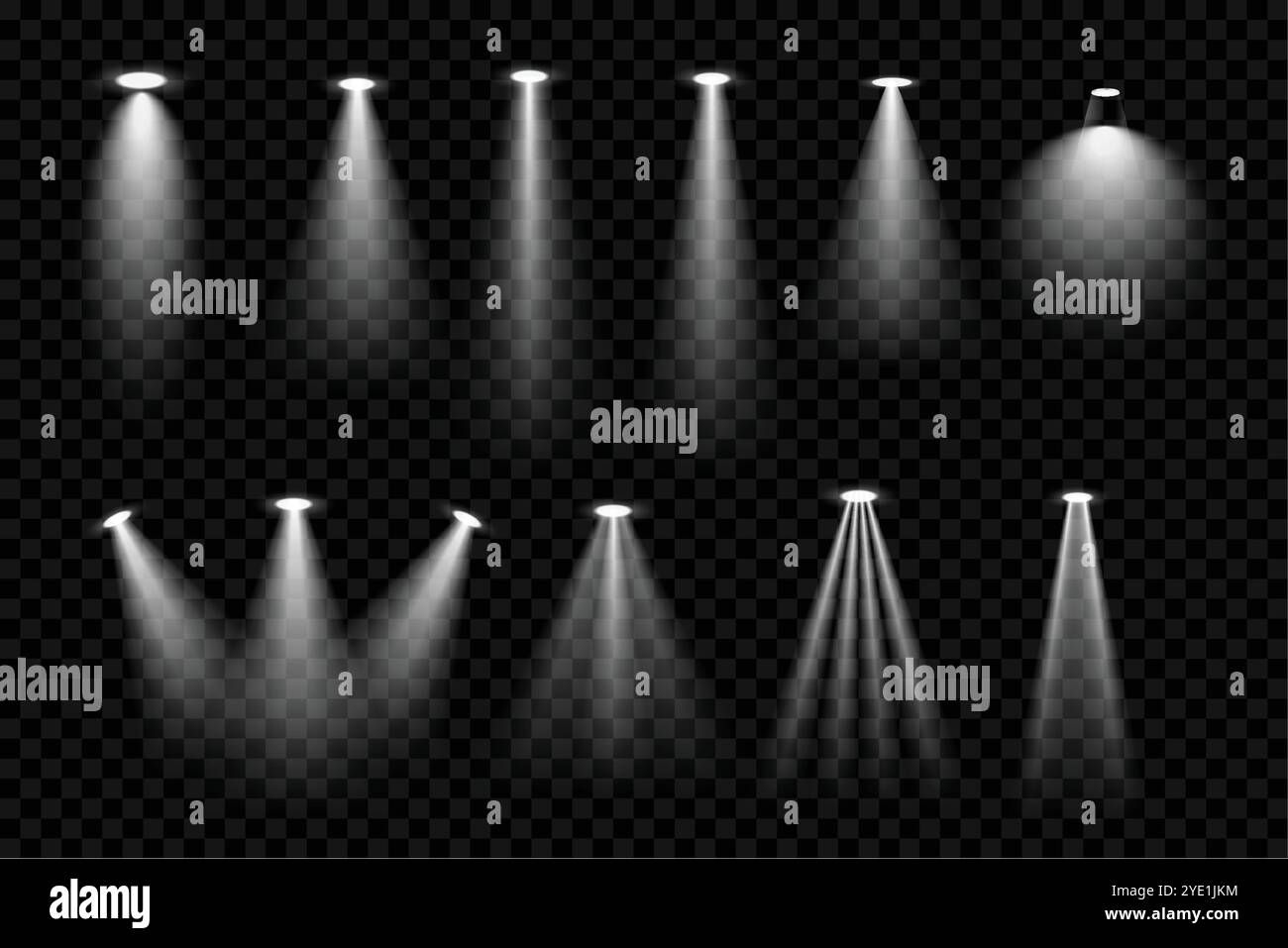 Big spotlight Stock Vector Images - Alamy