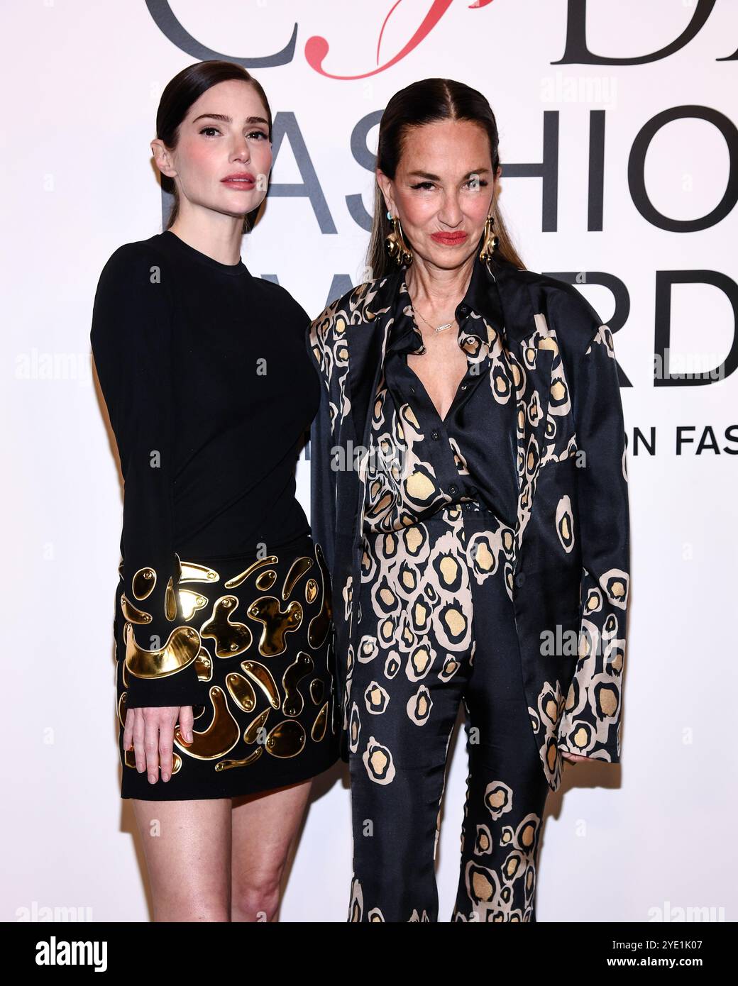 New York, USA. 28th Oct, 2024. Janet Montgomery and Cynthia Rowley ...