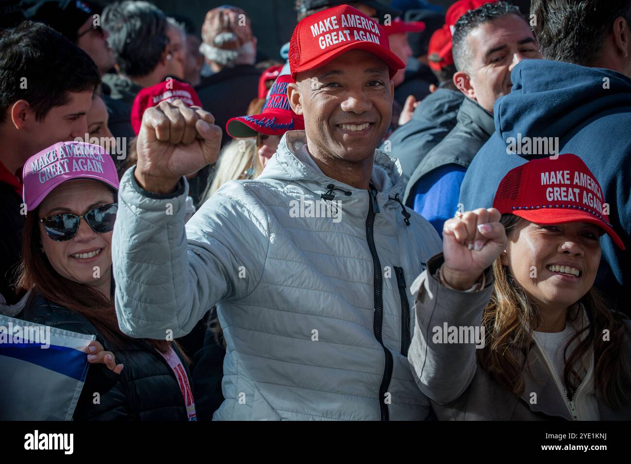 Oct 27 2024 Madison Square Garden Trump Rally, New York City Stock ...