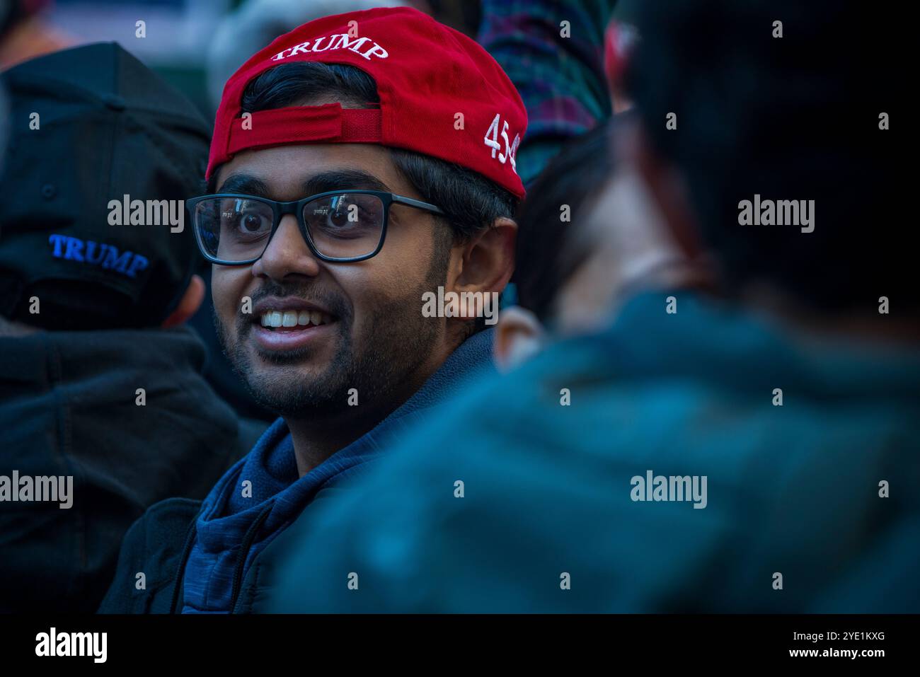 Oct 27 2024 Madison Square Garden Trump Rally, New York City Stock ...