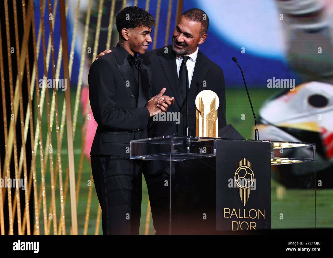 Lamine yamal kopa award hi-res stock photography and images - Alamy