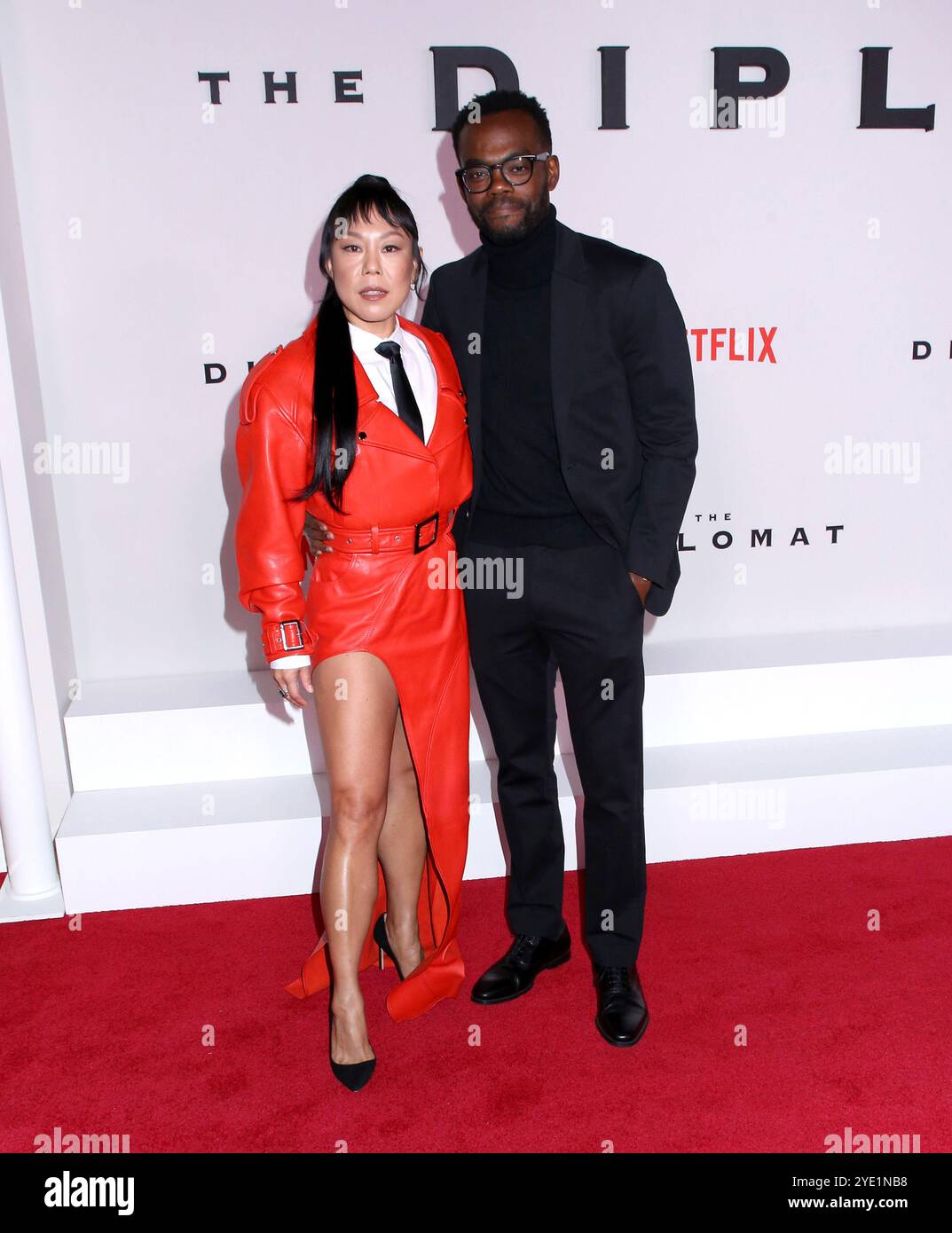 New York City, USA. 28th Oct, 2024. Ali Ahn and and William Jackson ...