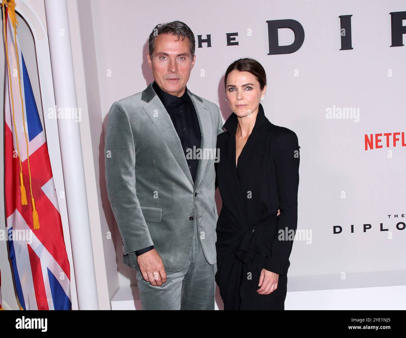 New York City, USA. 28th Oct, 2024. Rufus Sewell and Keri Russell ...