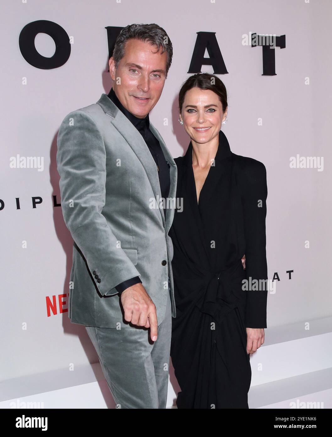 New York City, USA. 28th Oct, 2024. Rufus Sewell and Keri Russell ...
