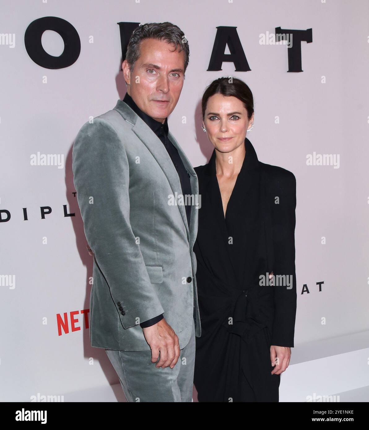 New York City, USA. 28th Oct, 2024. Rufus Sewell and Keri Russell ...