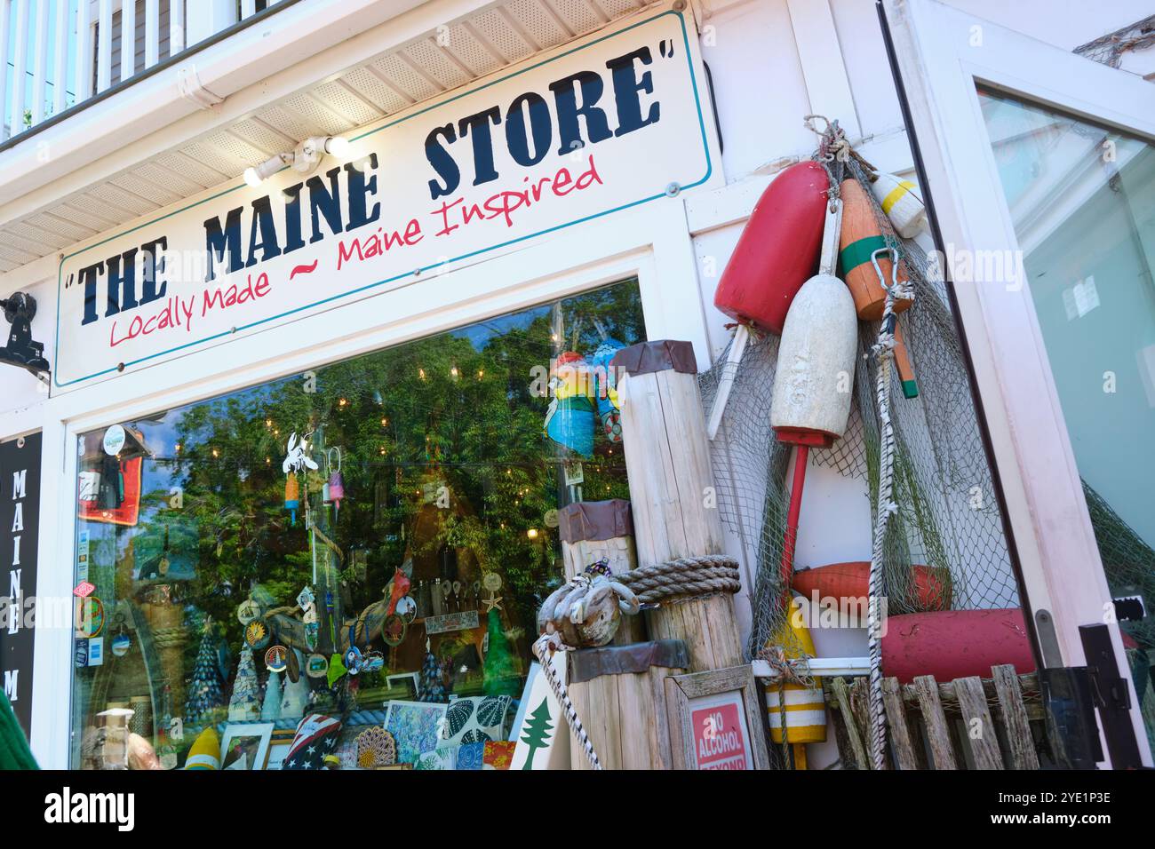 A view of The Maine Store, a store selling iconic New England items ...