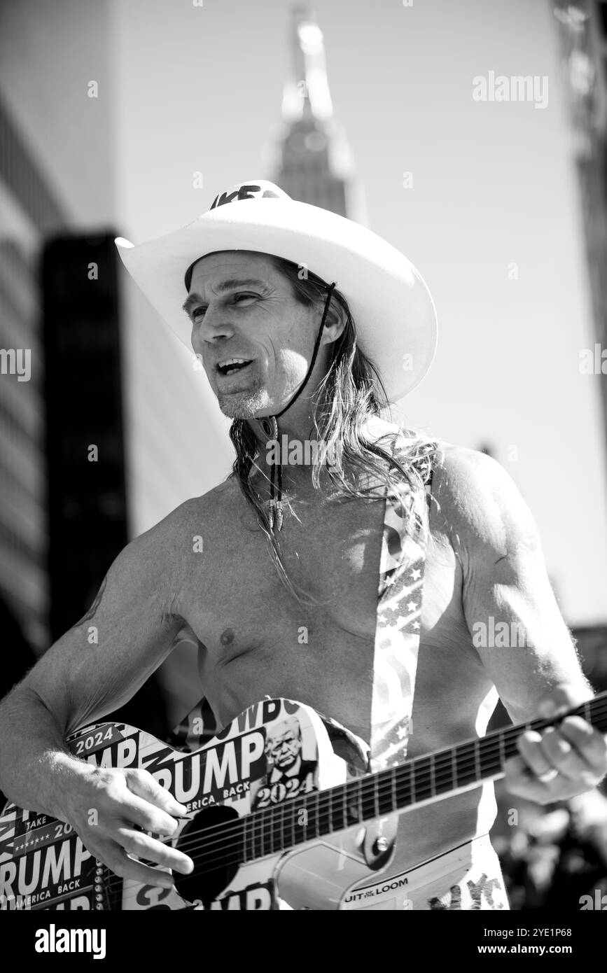 Oct 27 2024 Madison Square Garden Trump Rally, New York City Stock ...