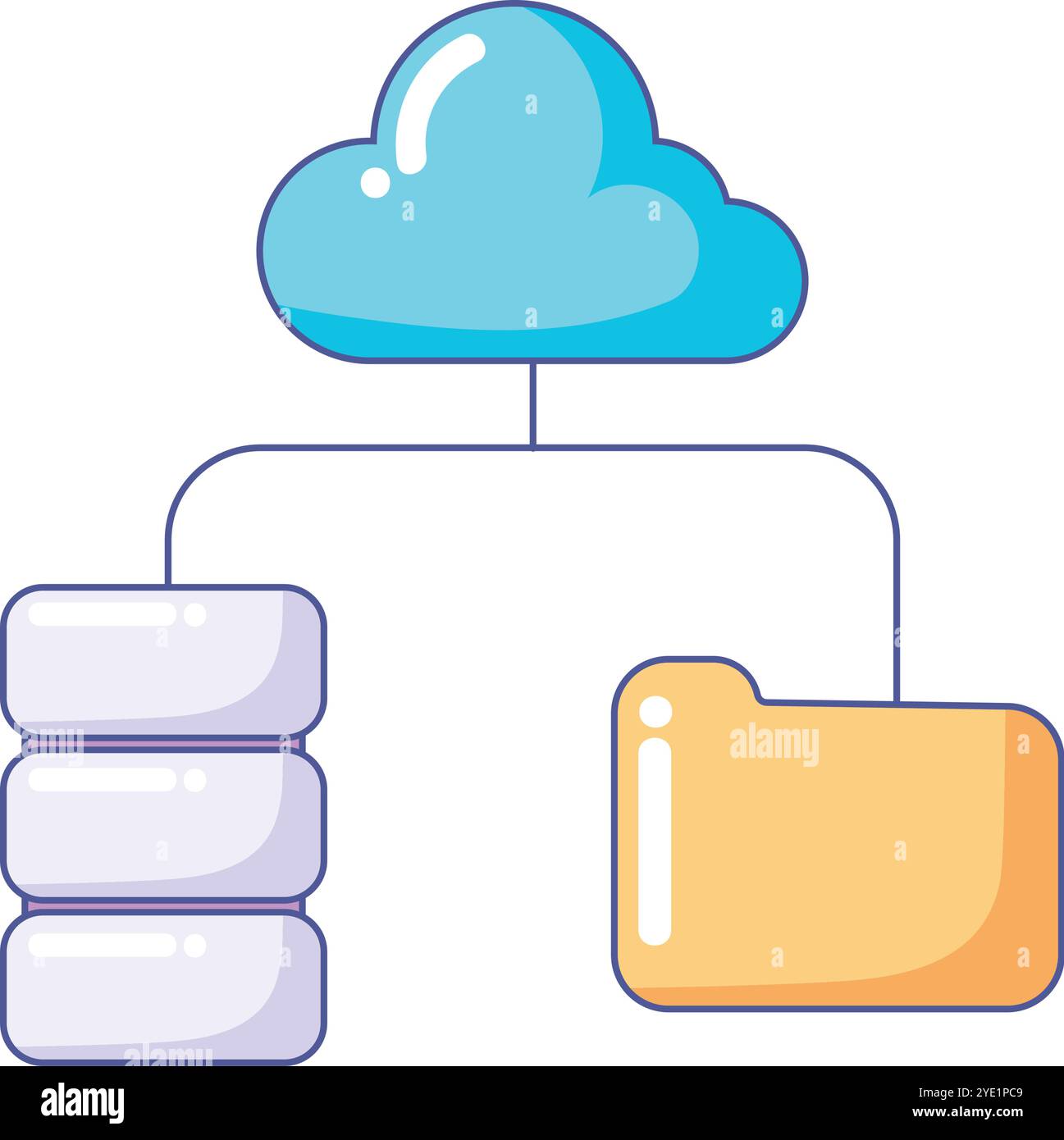 data center and files technology Stock Vector Image & Art - Alamy