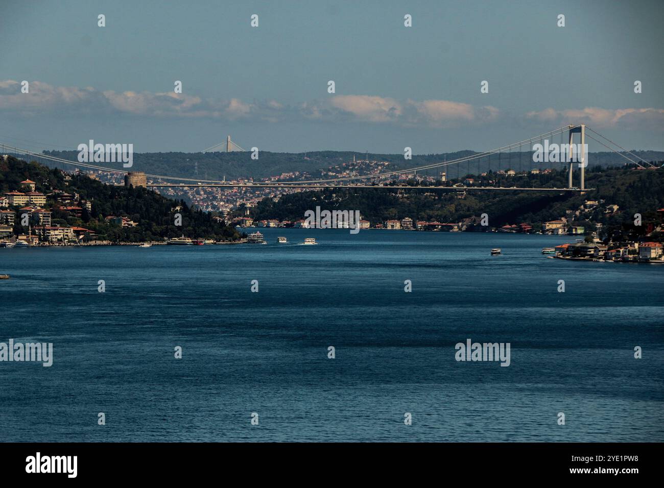 The Fatih Sultan Mehmet Bridge is a bridge over the Bosphorus strait ...
