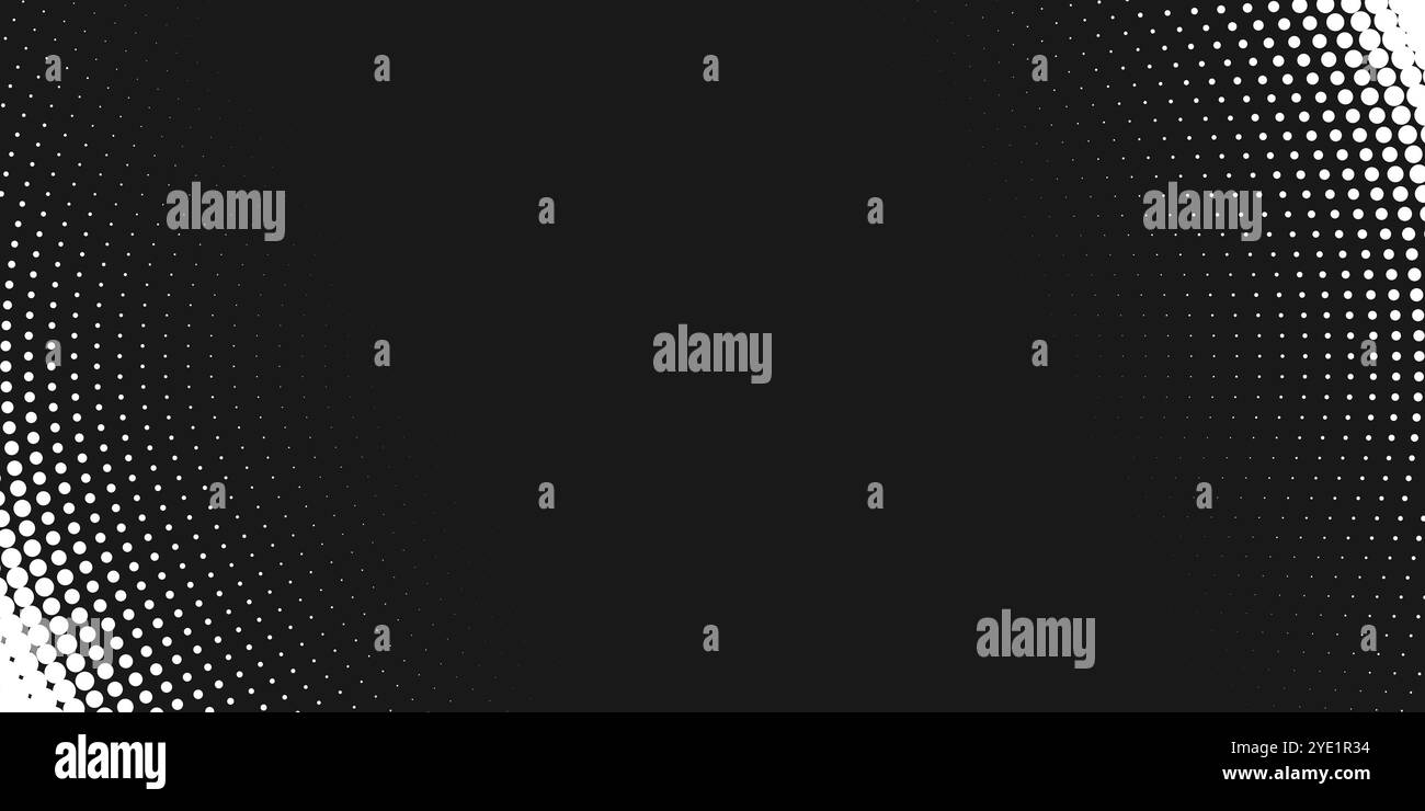 gradient of black and white dots creating a dynamic visual effect Stock ...