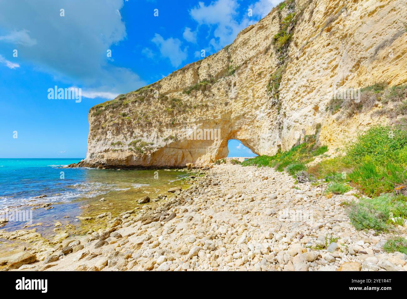 Beach near Terme Selinuntine, Sciacca, Agrigento district, Sicily ...