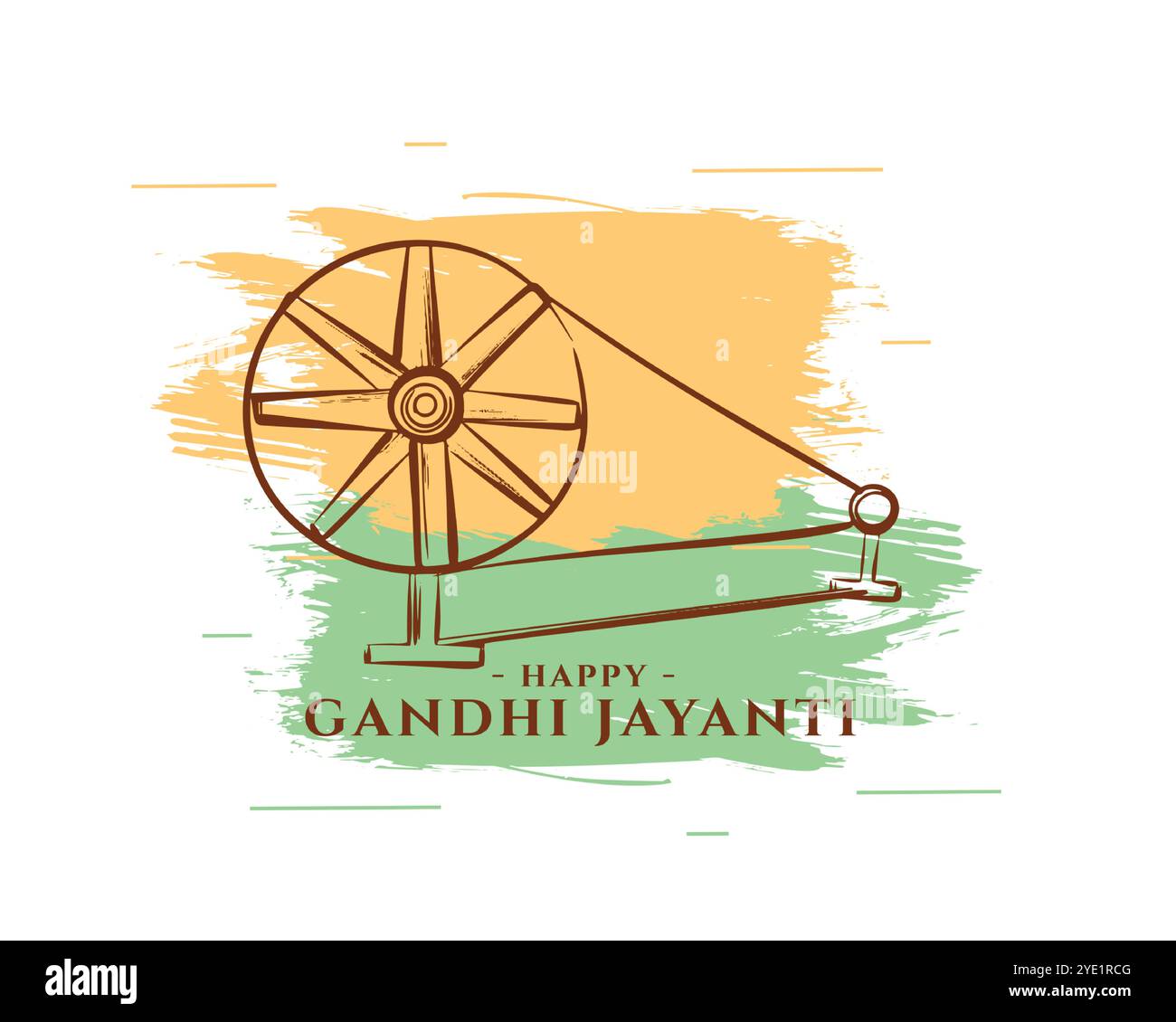 Happy gandhi jayanti indian Stock Vector Images - Alamy