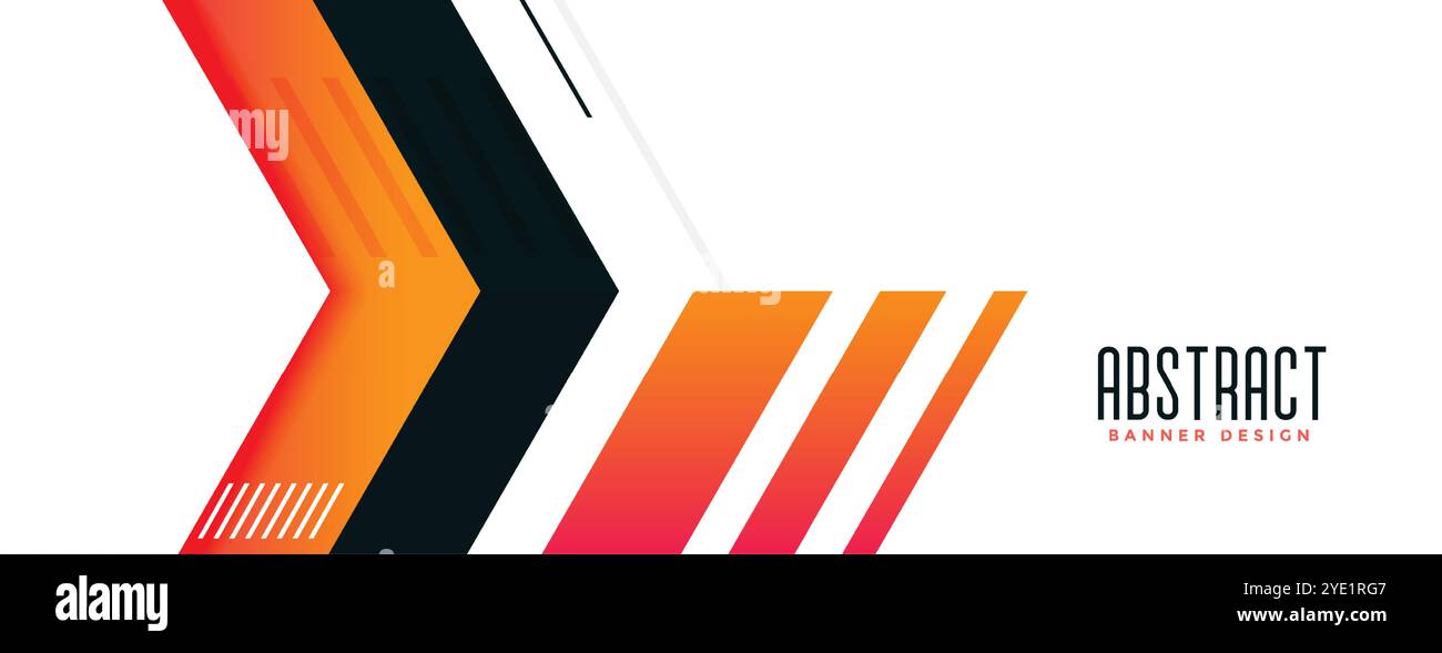 Abstract geometric banner hi-res stock photography and images - Alamy