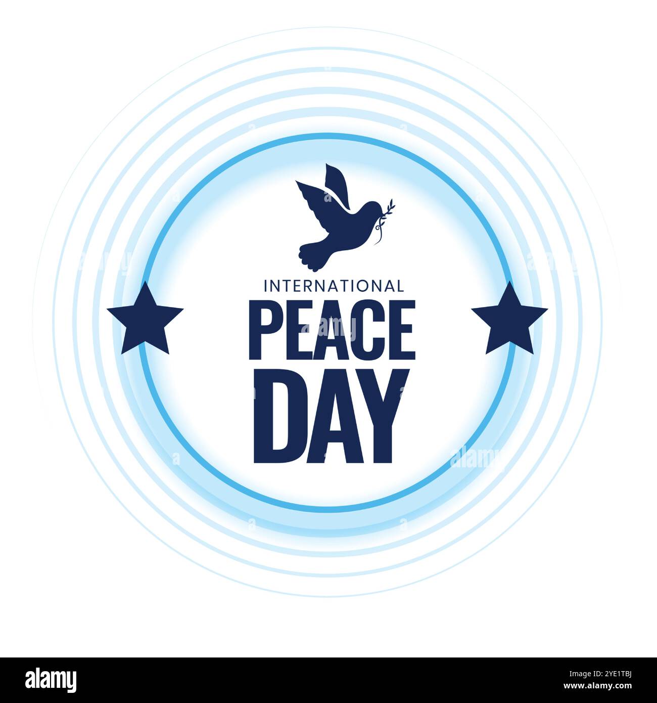 decorative international peace day poster for humanity Stock Vector ...