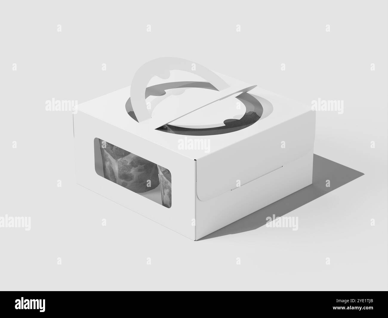 Cake Box Mockup Stock Photo - Alamy