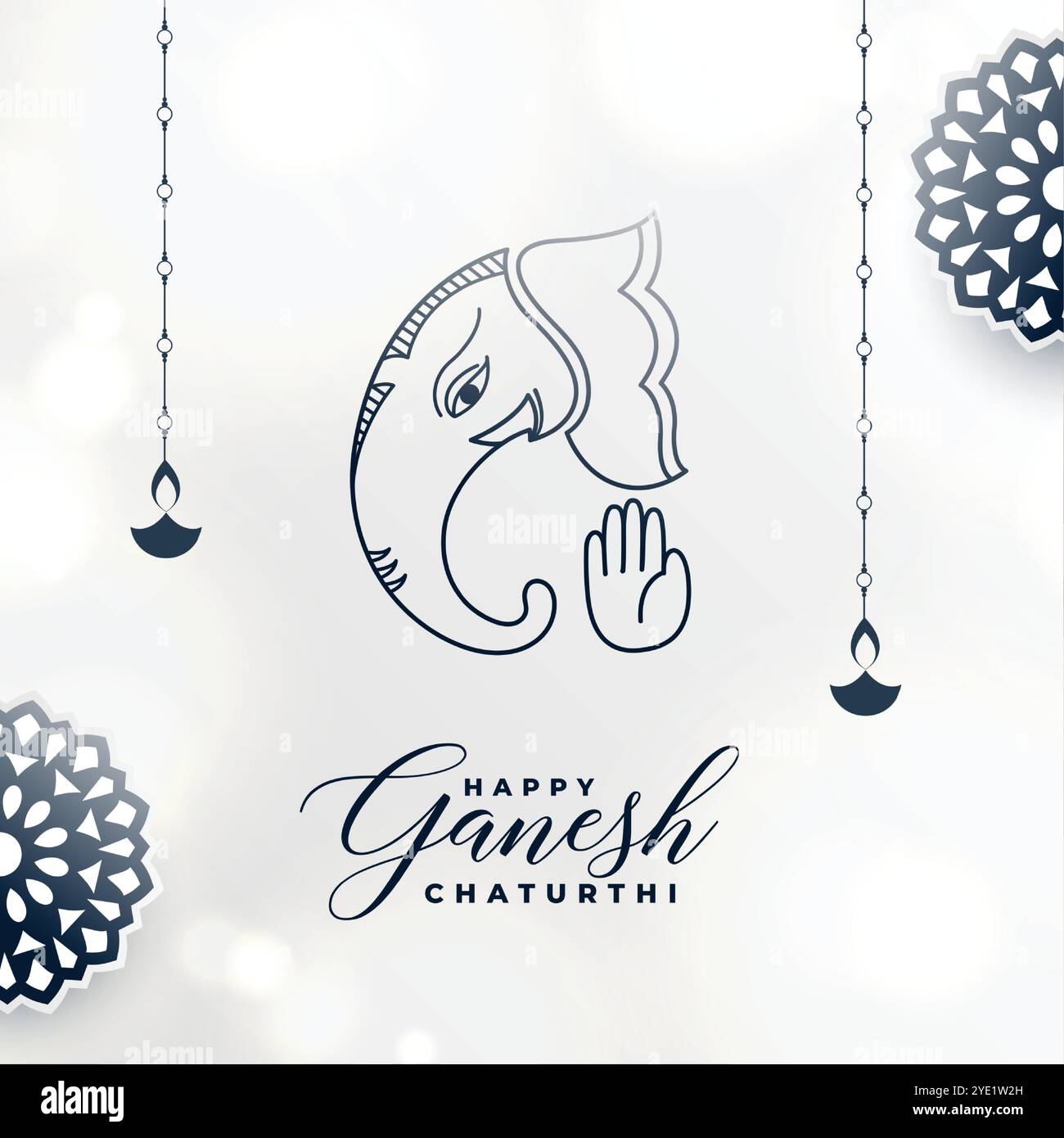 Ganesh chaturthi post design hi-res stock photography and images - Alamy