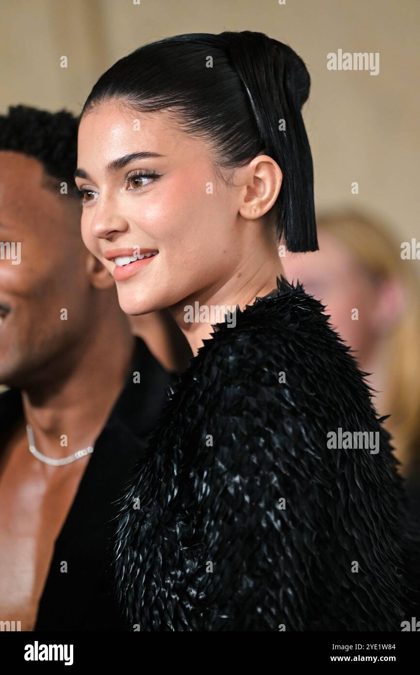 New York, USA. 28th Oct, 2024. Kylie Jenner walking on the red carpet ...