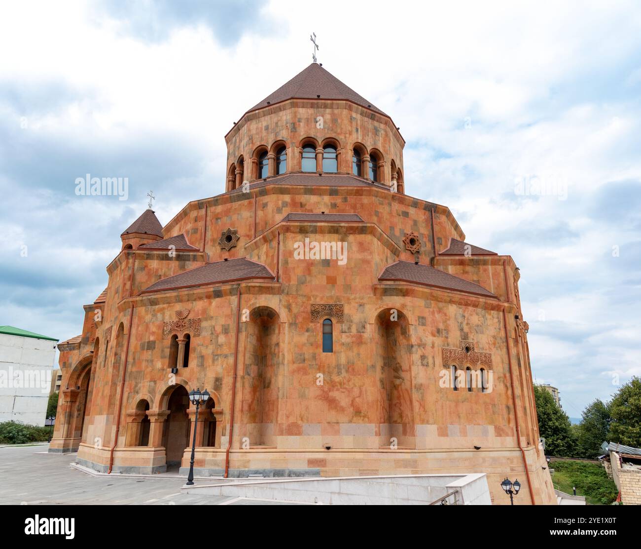 Armenian church in the city of Khankendi - Azerbaijan. Religious ...