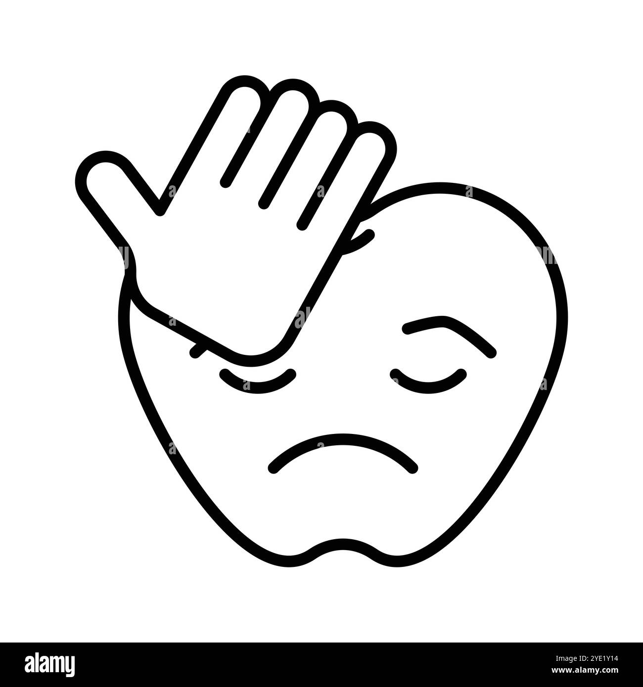 Facepalm emoji hi-res stock photography and images - Alamy