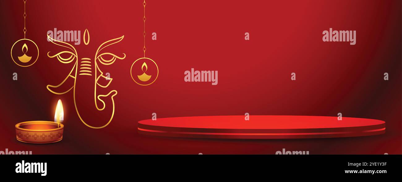 Red ganesh hi-res stock photography and images - Alamy