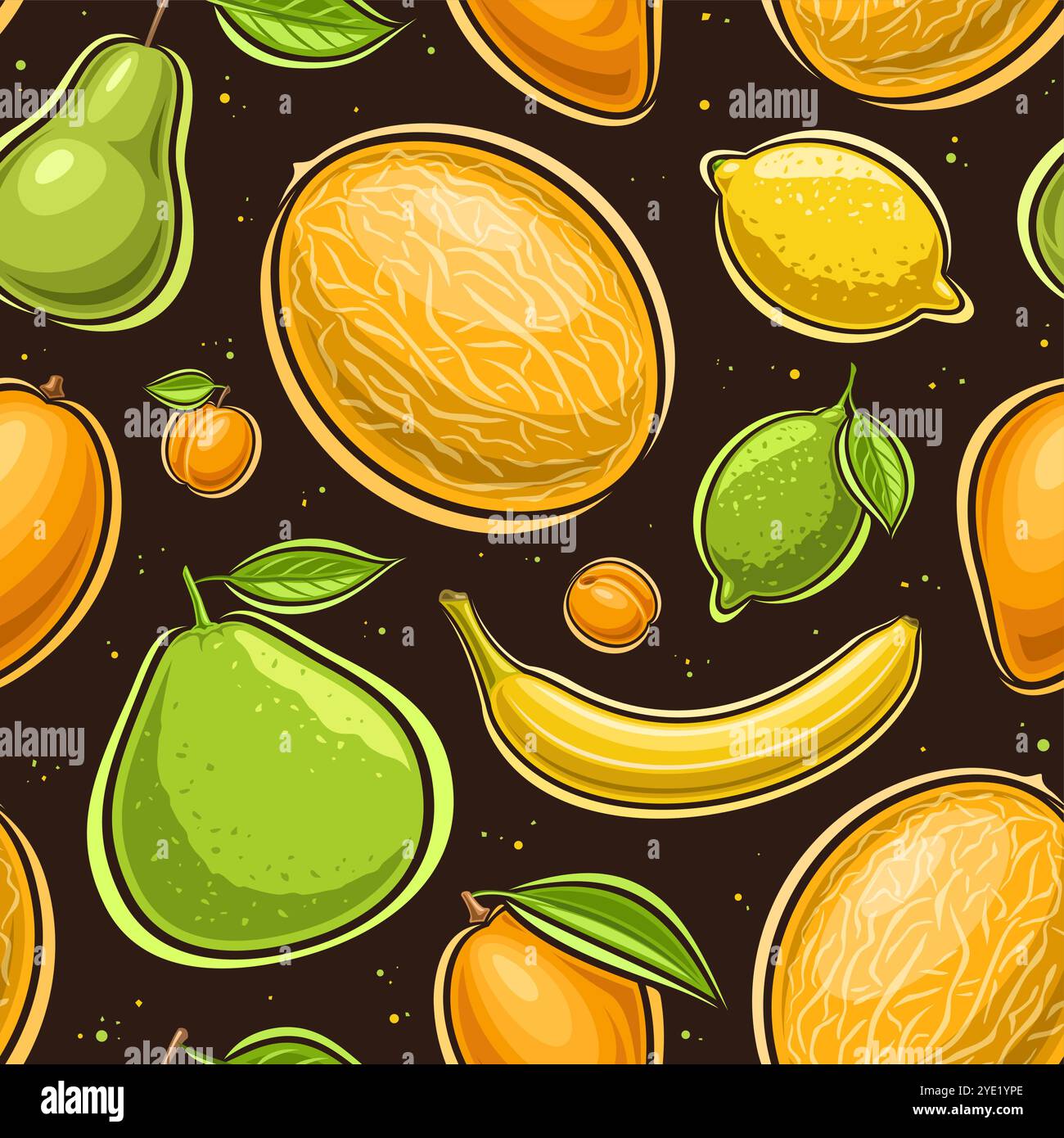 Background fruit isolated Stock Vector Images - Alamy