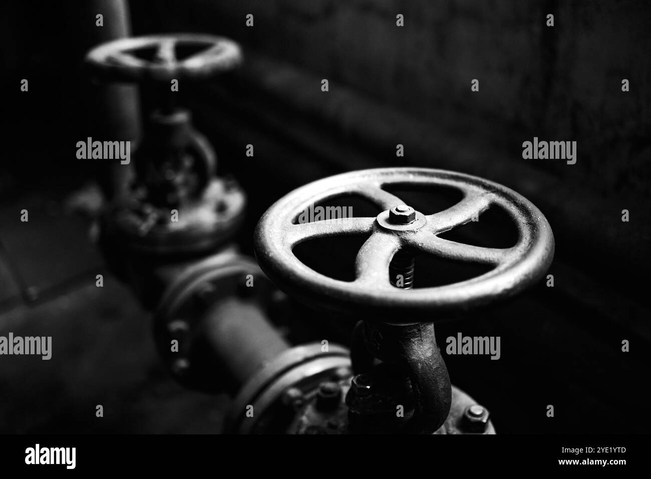 A gas pipeline Black and White Stock Photos & Images - Alamy