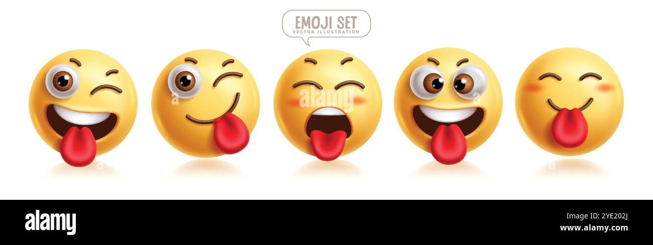 Emojis emotions Stock Vector Images - Alamy