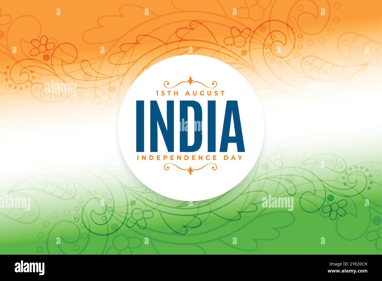 ethnic style indian independence day 15th august background Stock ...