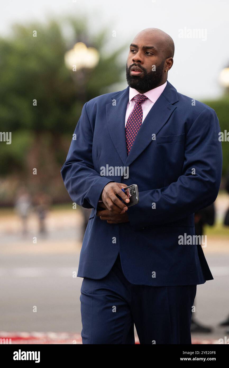 Rabat, Morocco. 28th Oct, 2024. Teddy Riner French judoka. Guest ...