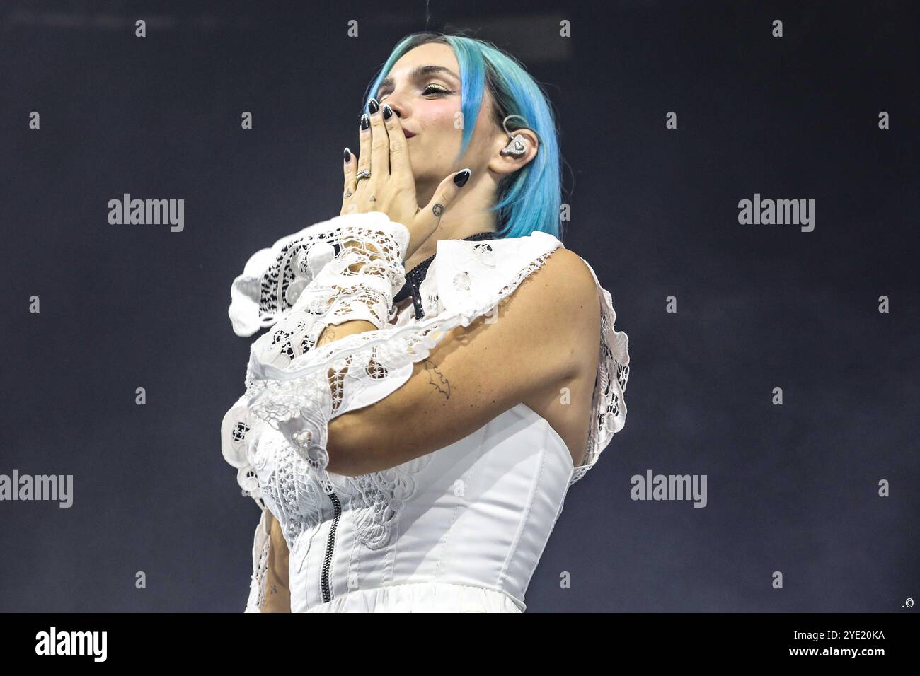 Milan, Fabrique, Italy, October 28, 2024, Rose Villain during Rose ...