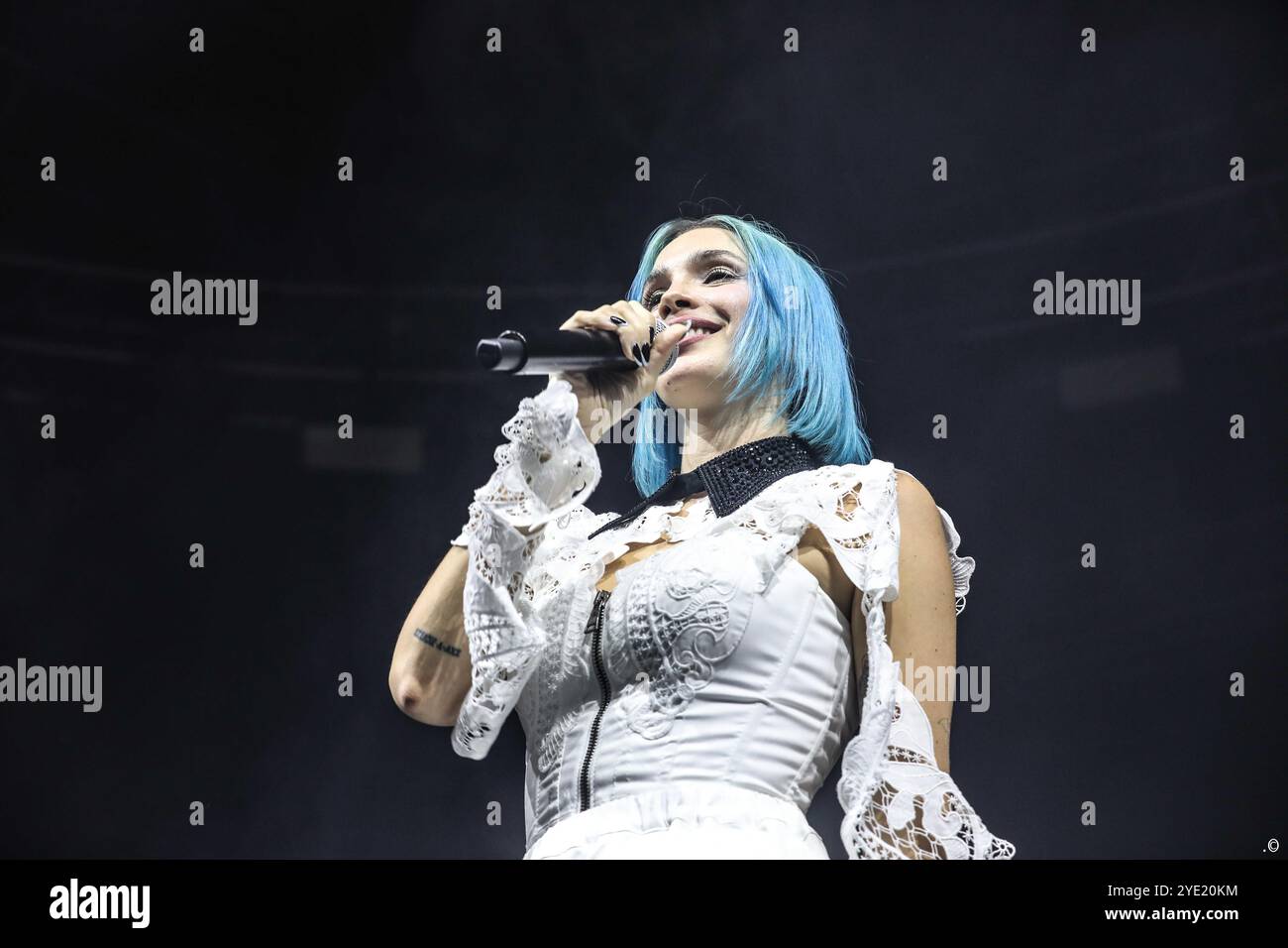 Milan, Fabrique, Italy, October 28, 2024, Rose Villain during Rose ...