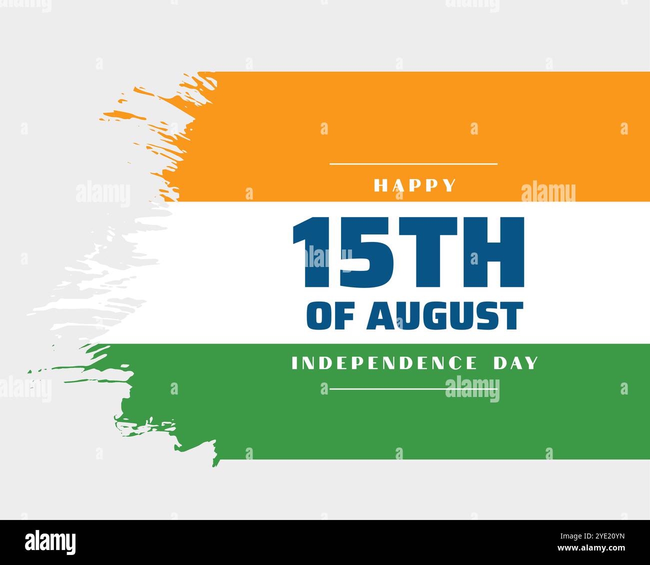 15 august independence day of india celebration poster design Stock ...