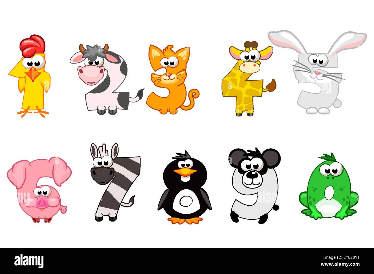 Two animals cute zebra Stock Vector Images - Alamy