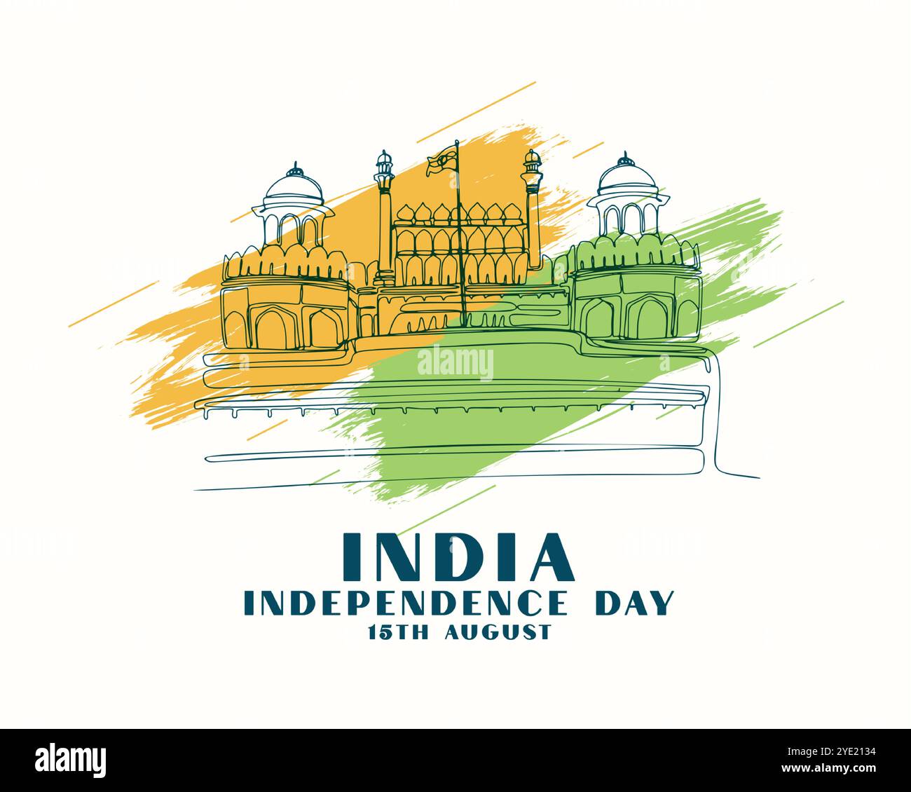 Independence day red fort Cut Out Stock Images & Pictures - Alamy