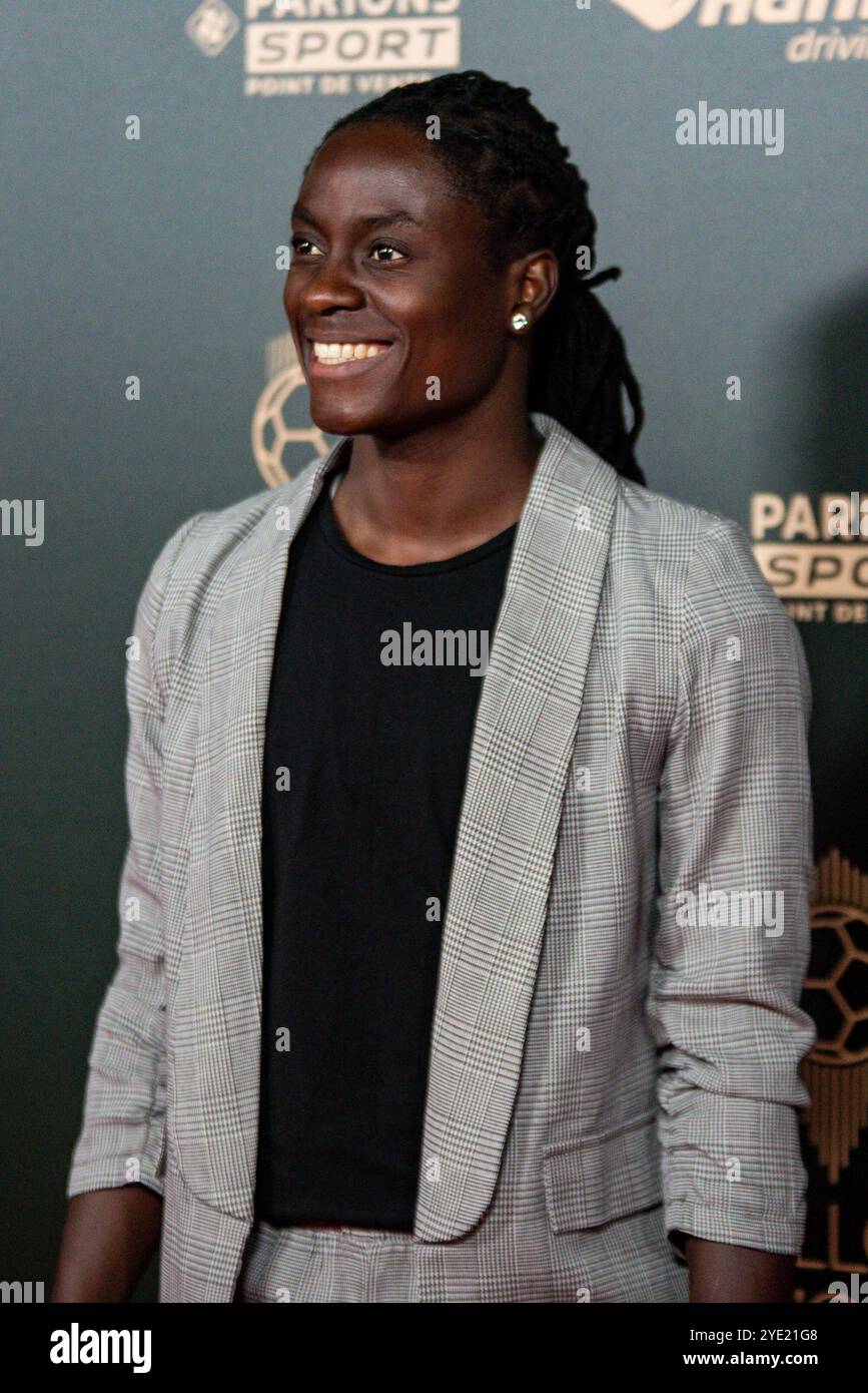 Tabitha Chawinga during the red carpet ceremony of the Ballon d'Or ...