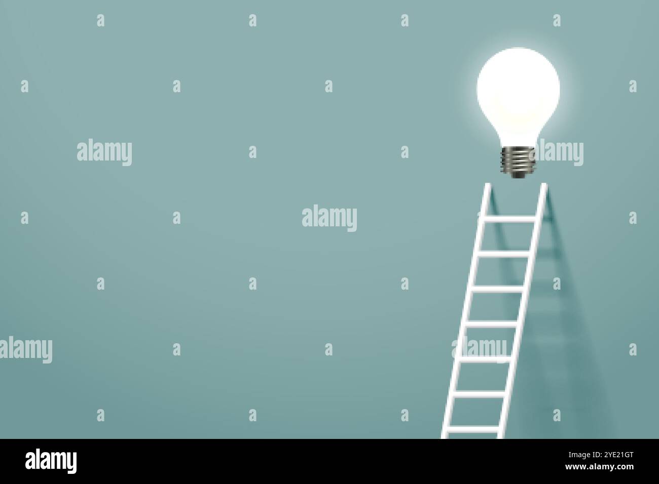 Step ladder glowing light hi-res stock photography and images - Alamy