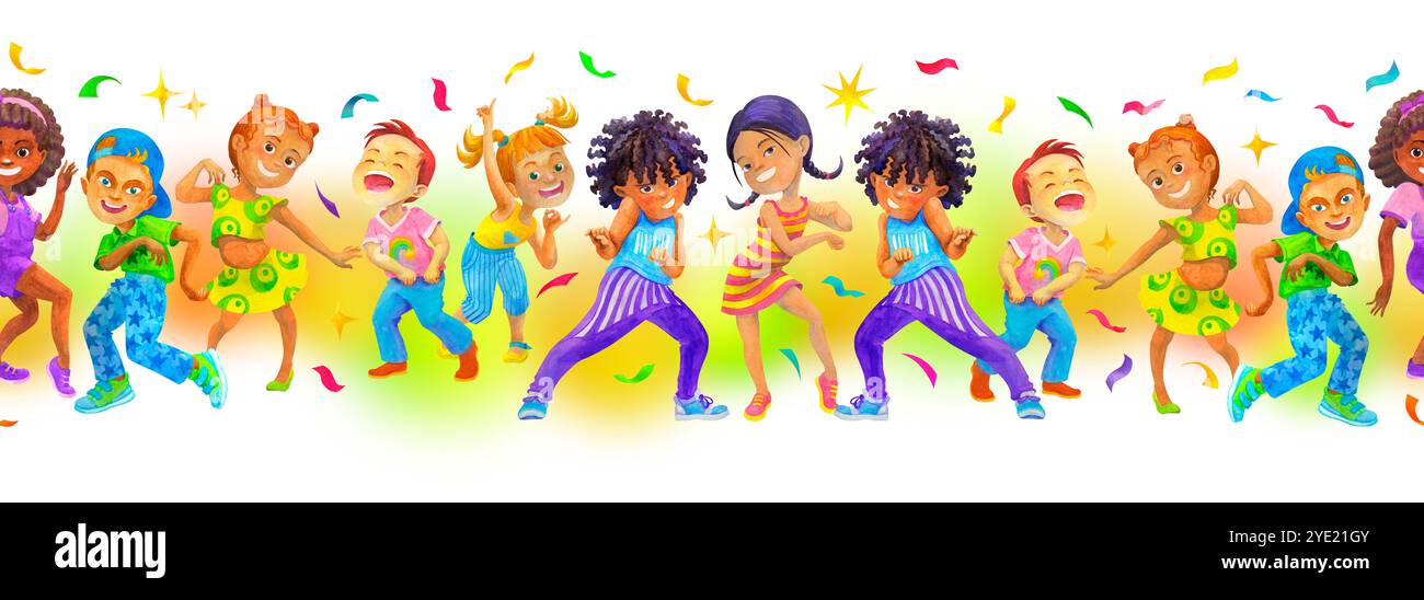 Illustration of girls having fun hi-res stock photography and images ...