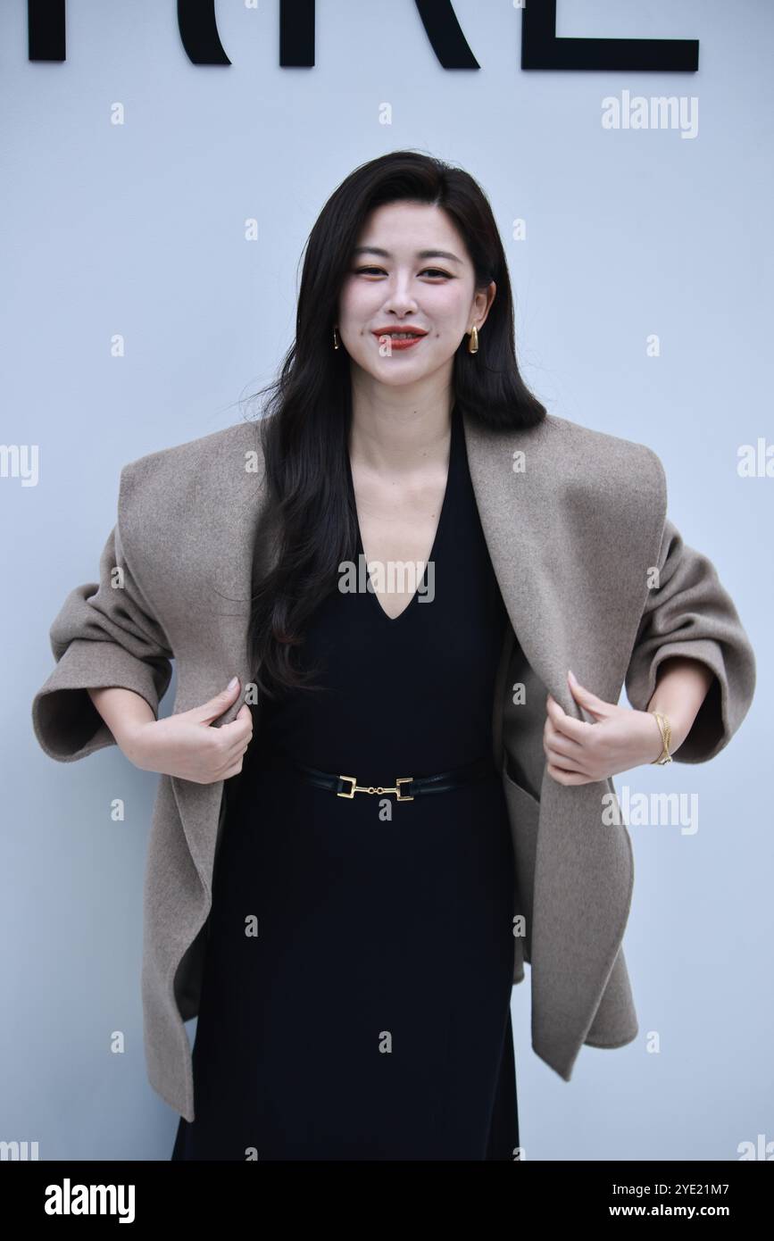 Chinese actress and singer Zhu Zhu attends an activity in Shanghai ...