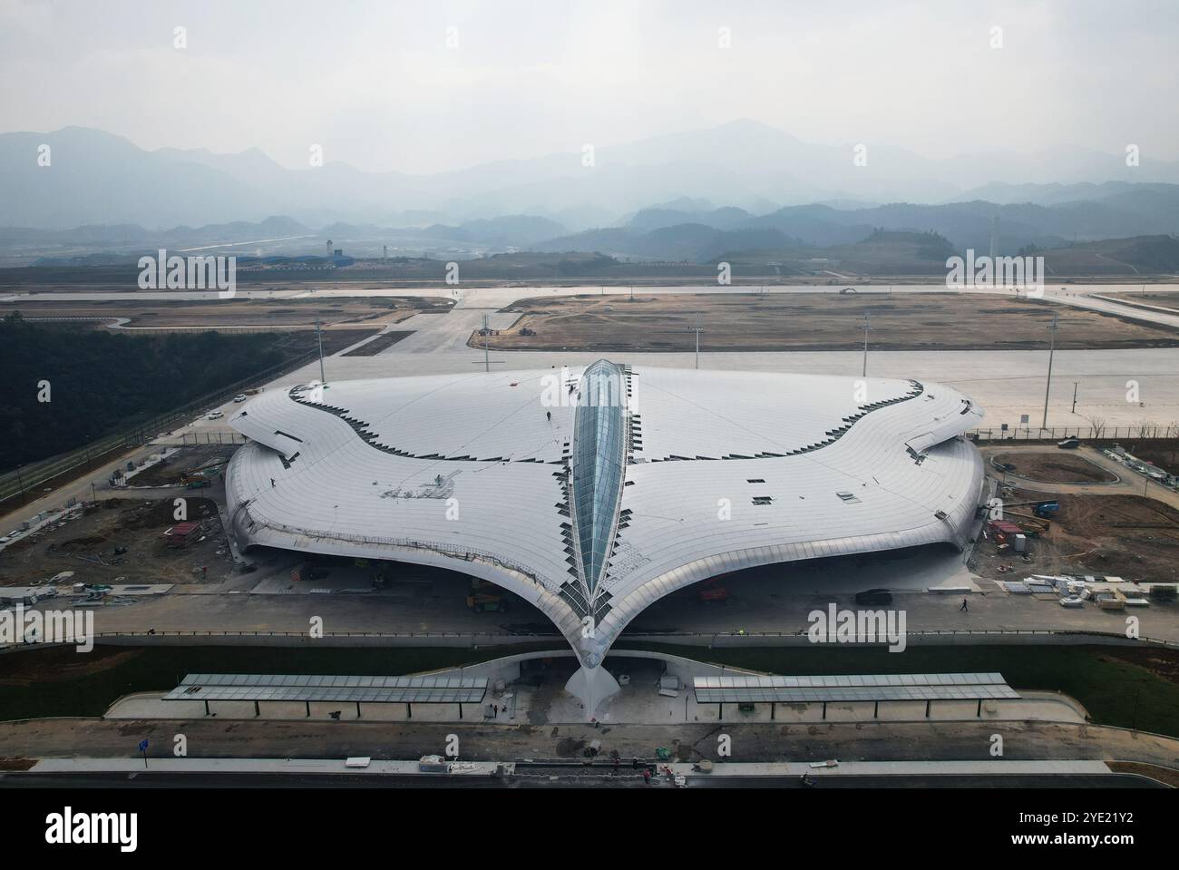 LISHUI, CHINA - OCTOBER 29, 2024 - An aerial photo shows the terminal ...