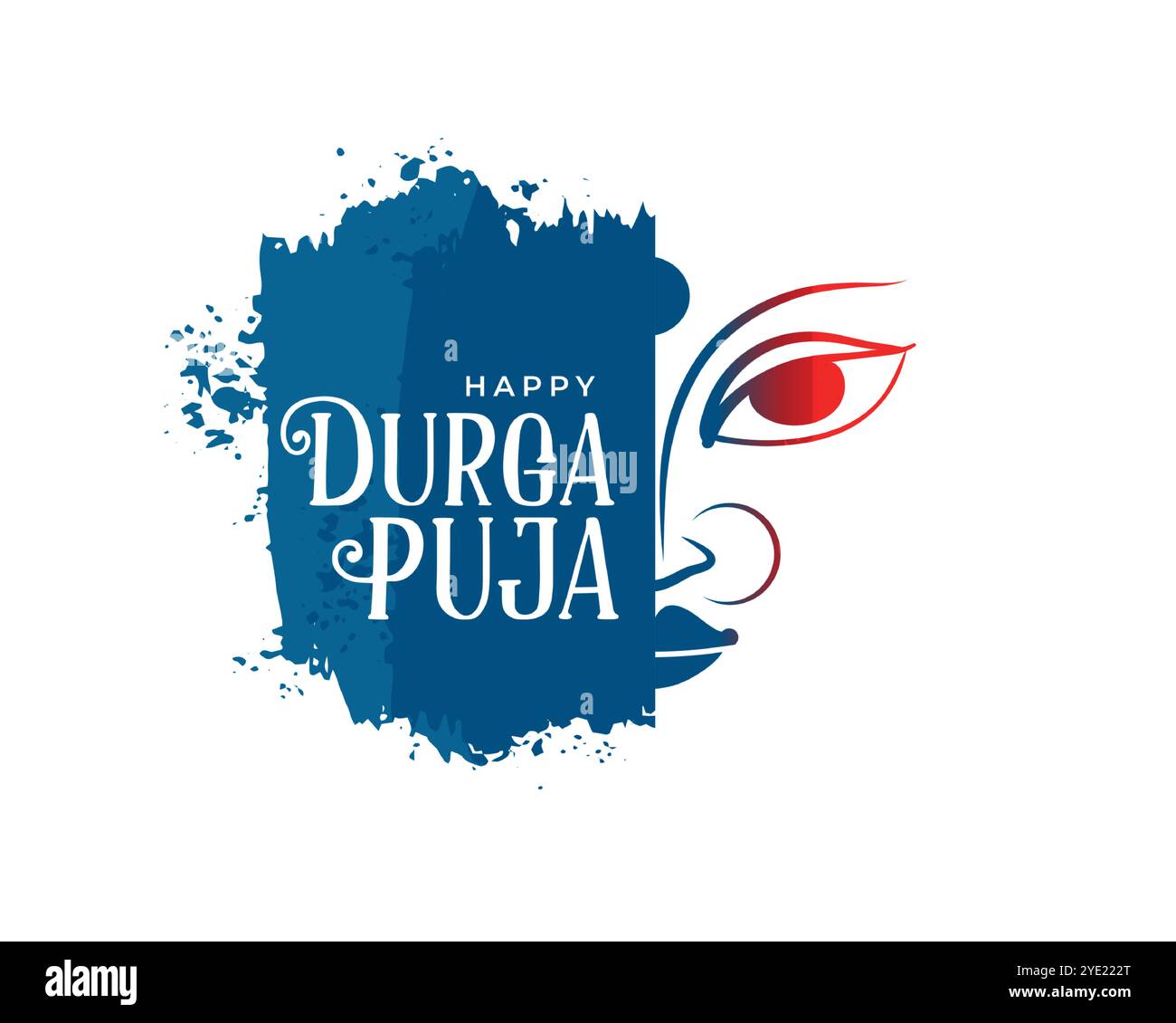 elegant hindu traditional durga pooja celebration background Stock ...